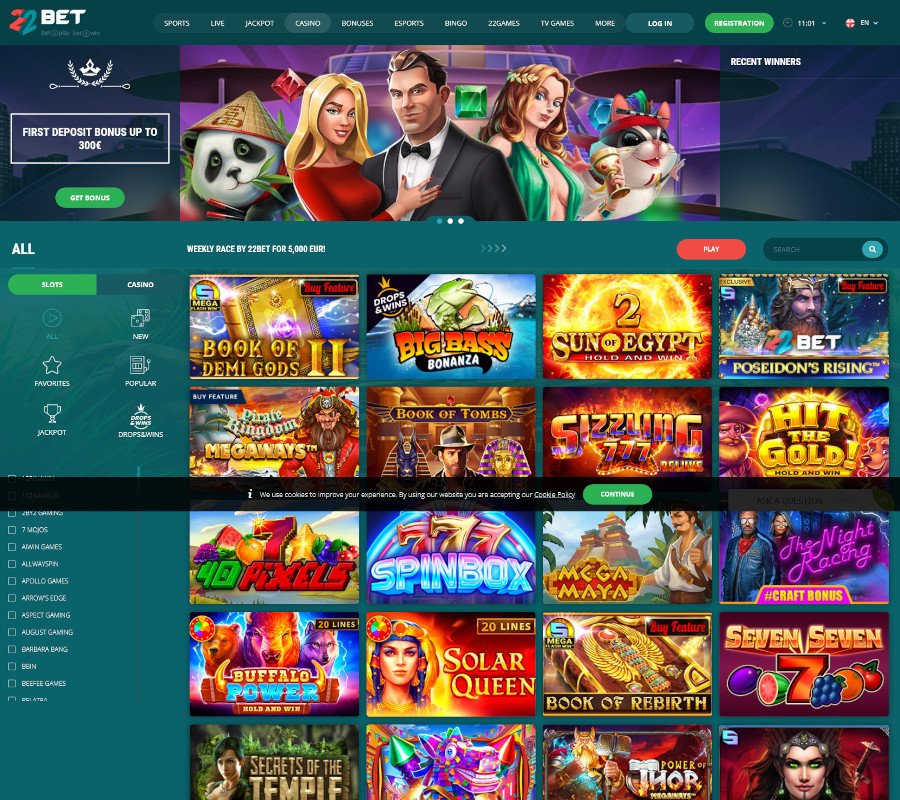22BET Casino Review Bonuses Games Pros Cons 22BET Casino Review Bonuses Games Pros Cons