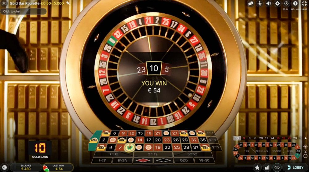 Live Dealer Gold Bar Roulette (Evolution Gaming) Review, Bonuses, Pros ...